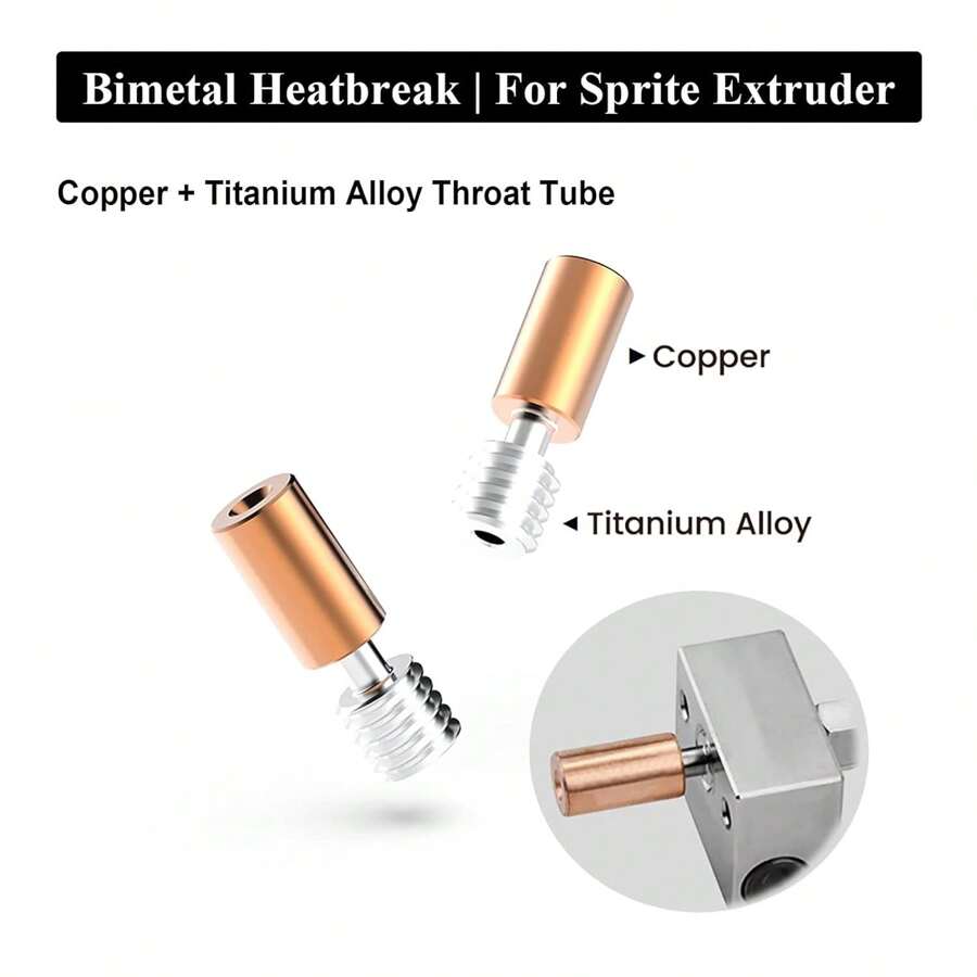 Creality Official Sprit E Extruder Heater Block Upgrade Kit - 300℃ High ...