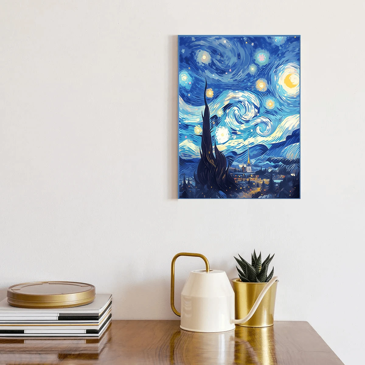 Van Gogh's Stars In The Sky DIY Paint By Number Art Gift A Surprise For ...