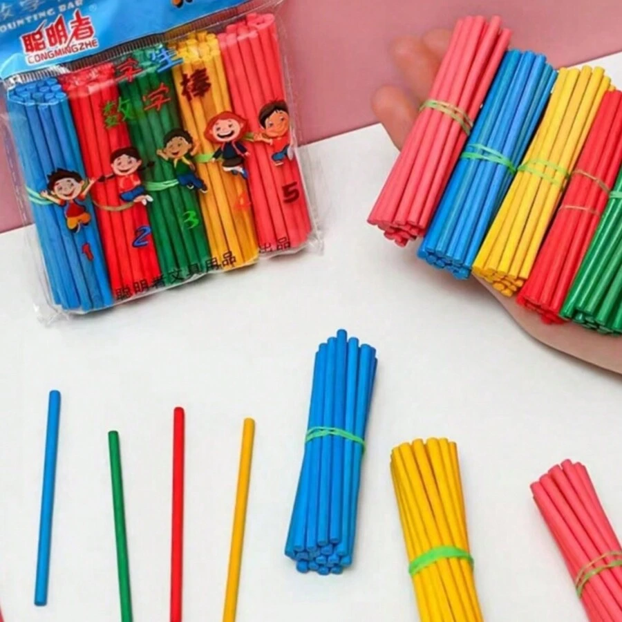100pcs Colorful Educational Teaching Kids Mathematics Preschool ...