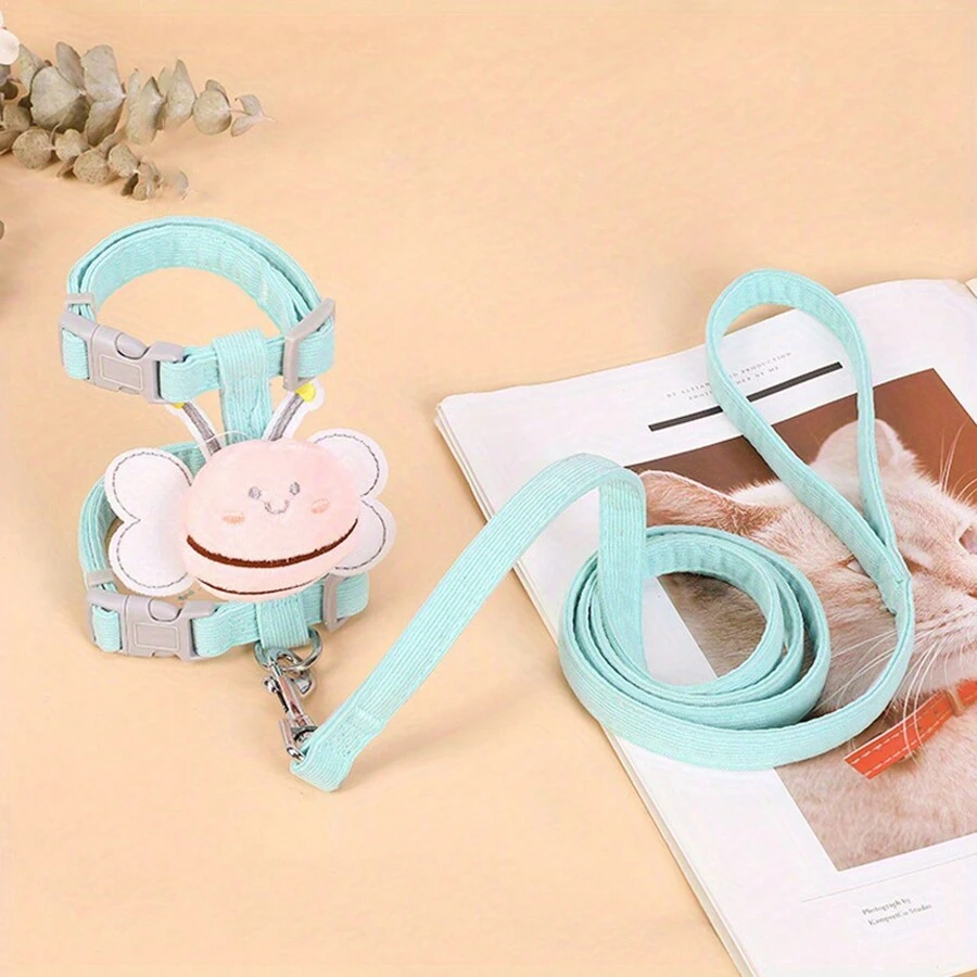 Cat HarnessEscape Proof I-Shaped Adjustable Cat Harness An SetTraction ...