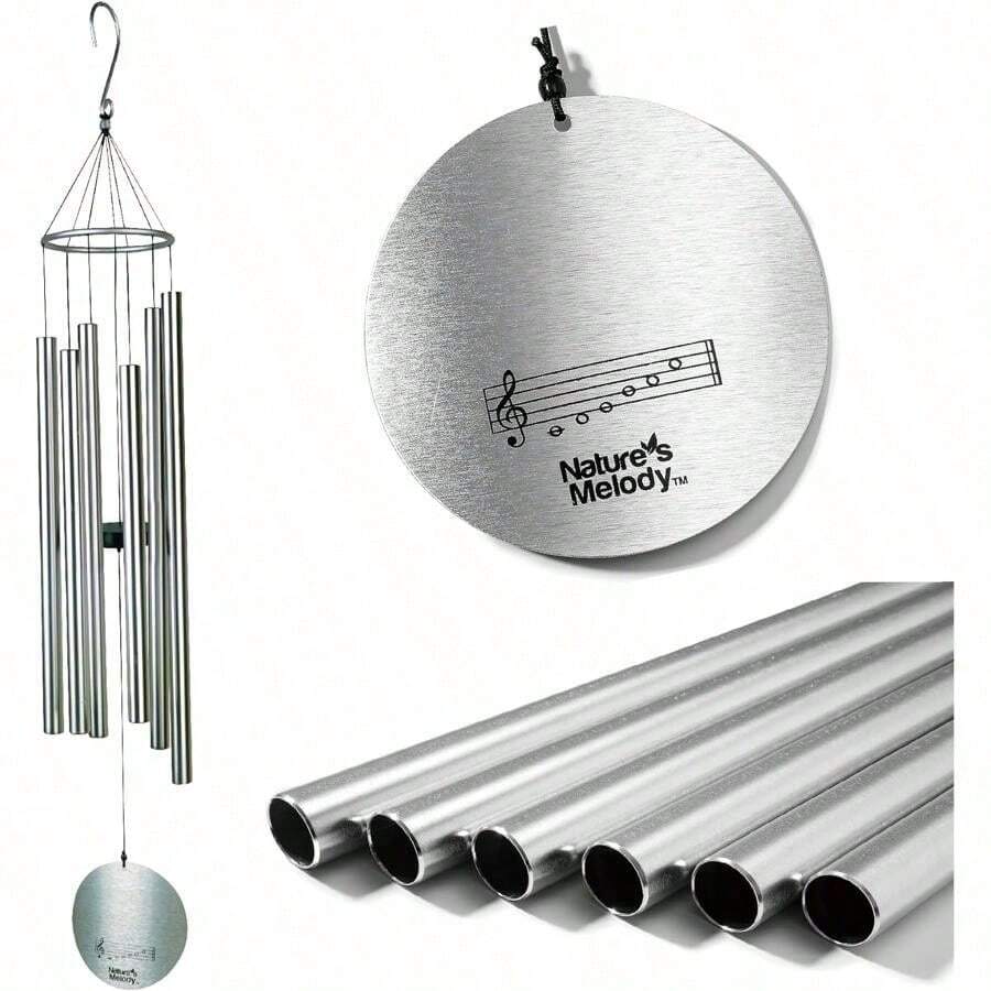 Nature's Melody Nature's Melody Aureole Tunes Wind Chimes - 6-Tube, C ...