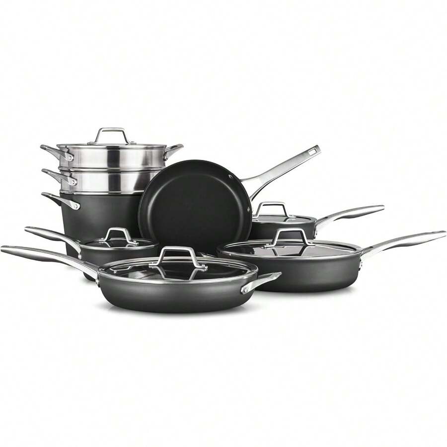 13-Piece Pots And Pans Set, Nonstick Kitchen Cookware With Stay-Cool ...