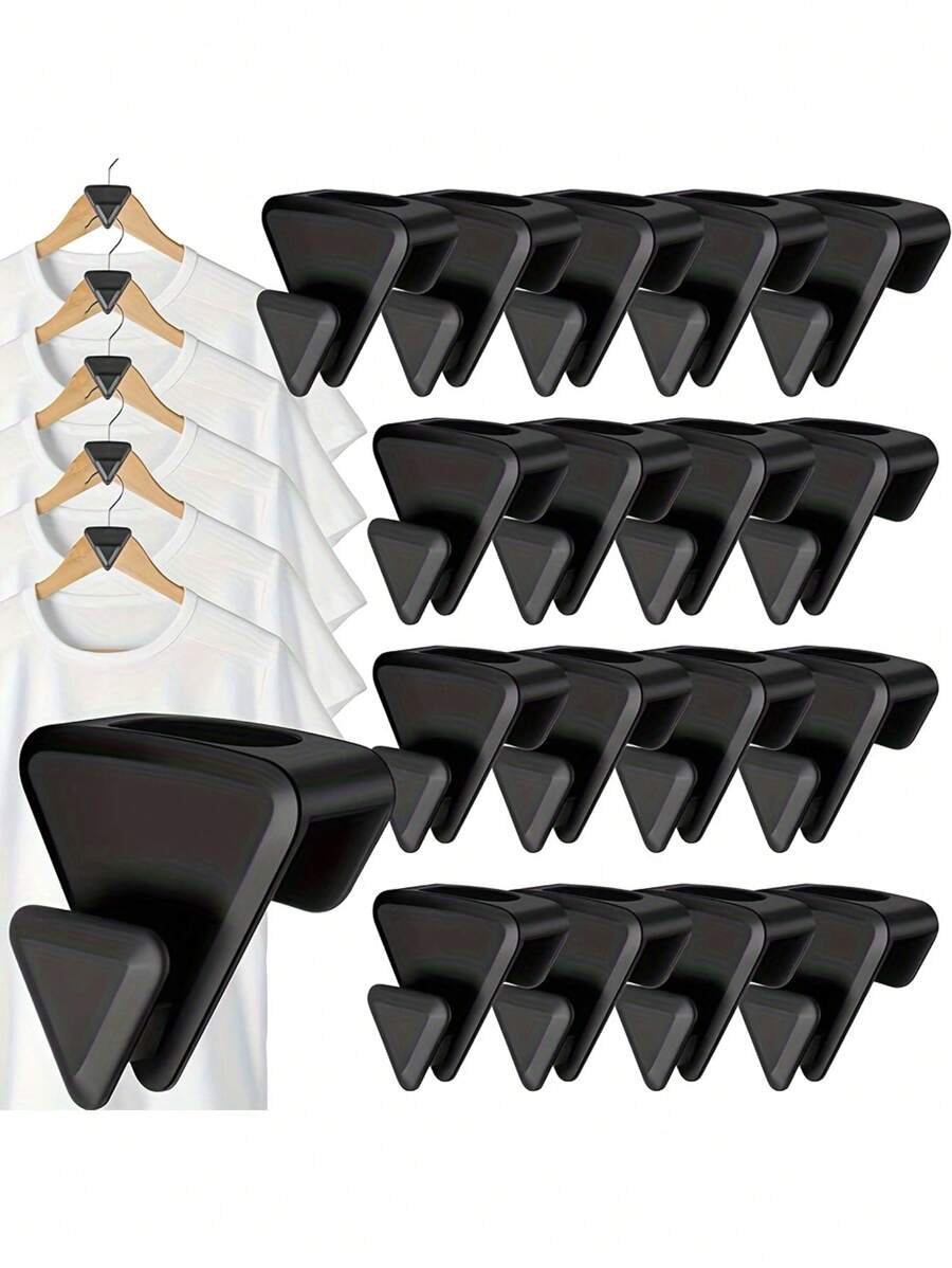 16/26/36 Pcs /Set Clothes Hanger Connector, Triangular Hanger Link Hook ...