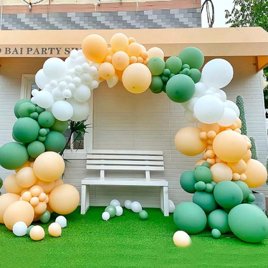 1Set Balloon Arch Kit, Height Width Adjustable Balloon Arch Stand ...