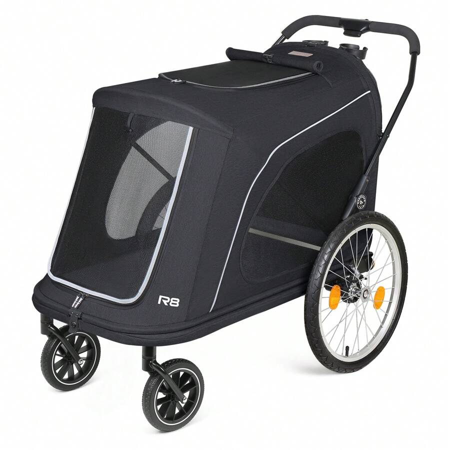 Beberoad Pets R8 Pro Luxury Foldable Pet Stroller, Dog Stroller & Pet ...