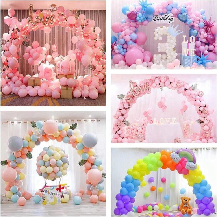 1Set Balloon Arch Kit, Height Width Adjustable Balloon Arch Stand ...