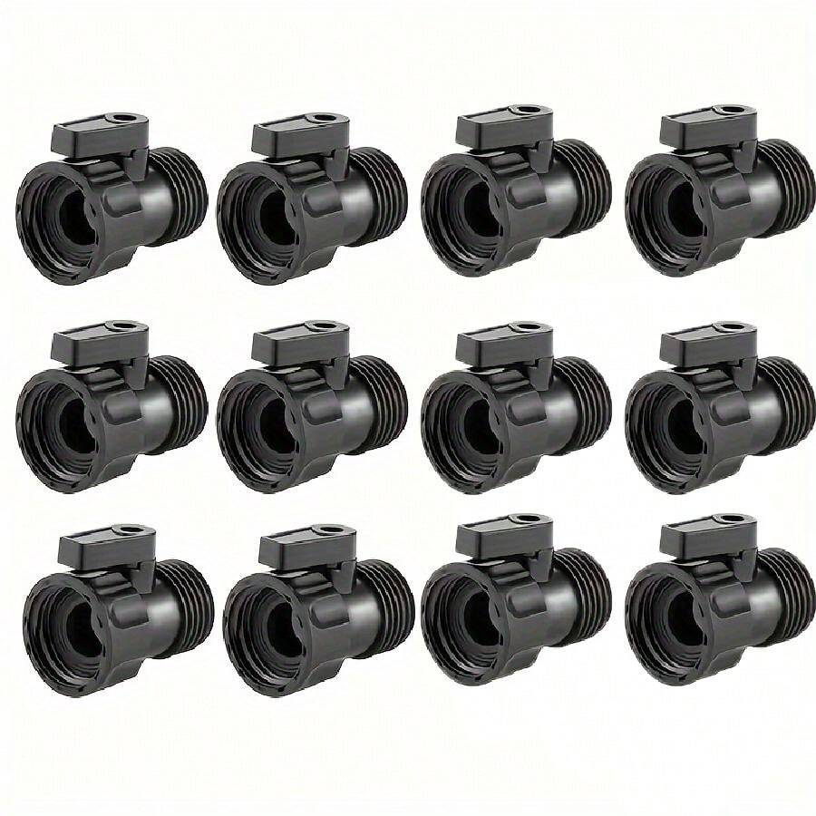 12 Pcs Garden Irrigation Hose Connector , Plants Water System With ...
