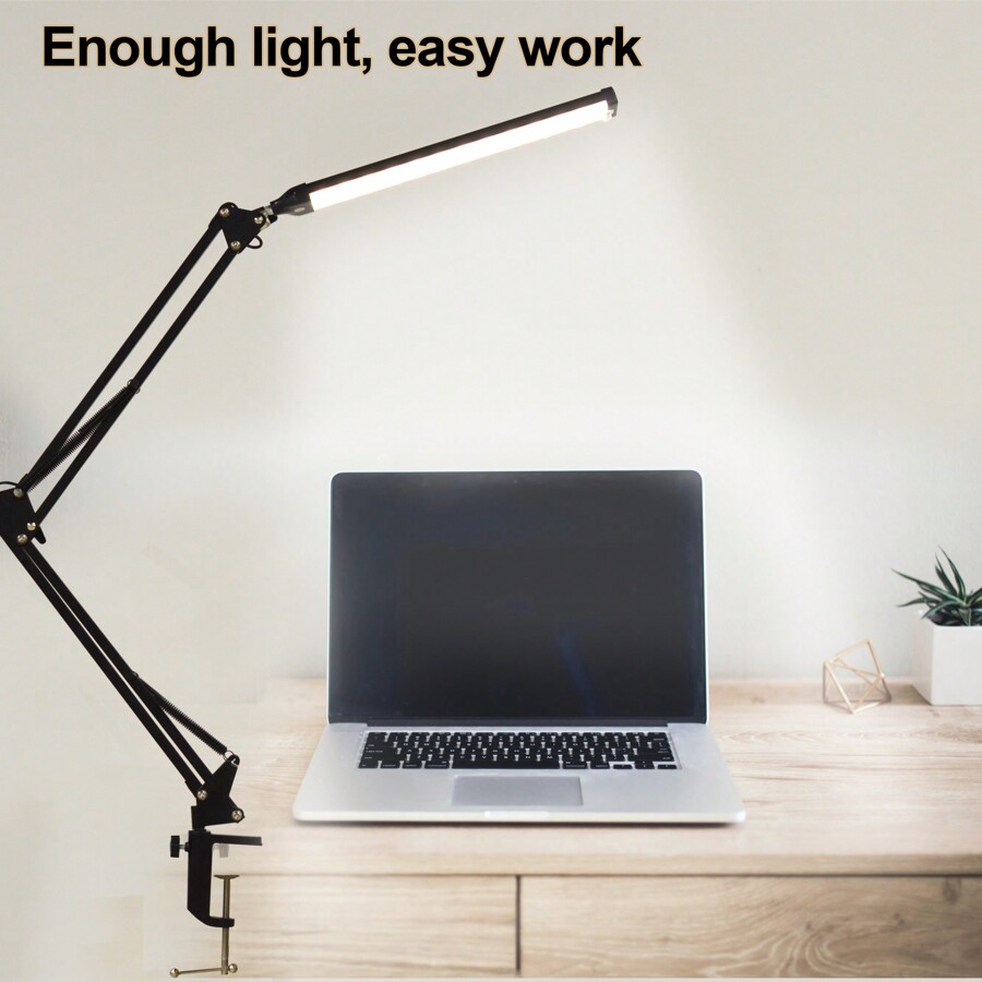 Led Professional Desk Lamp, 1100lm Output, Metal Suspended Arm Design ...