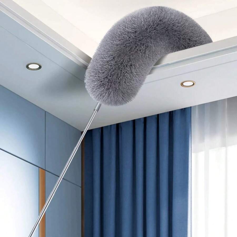 1pc, Retractable Feather Duster, Microfiber Duster, Electrostatic Dust ...