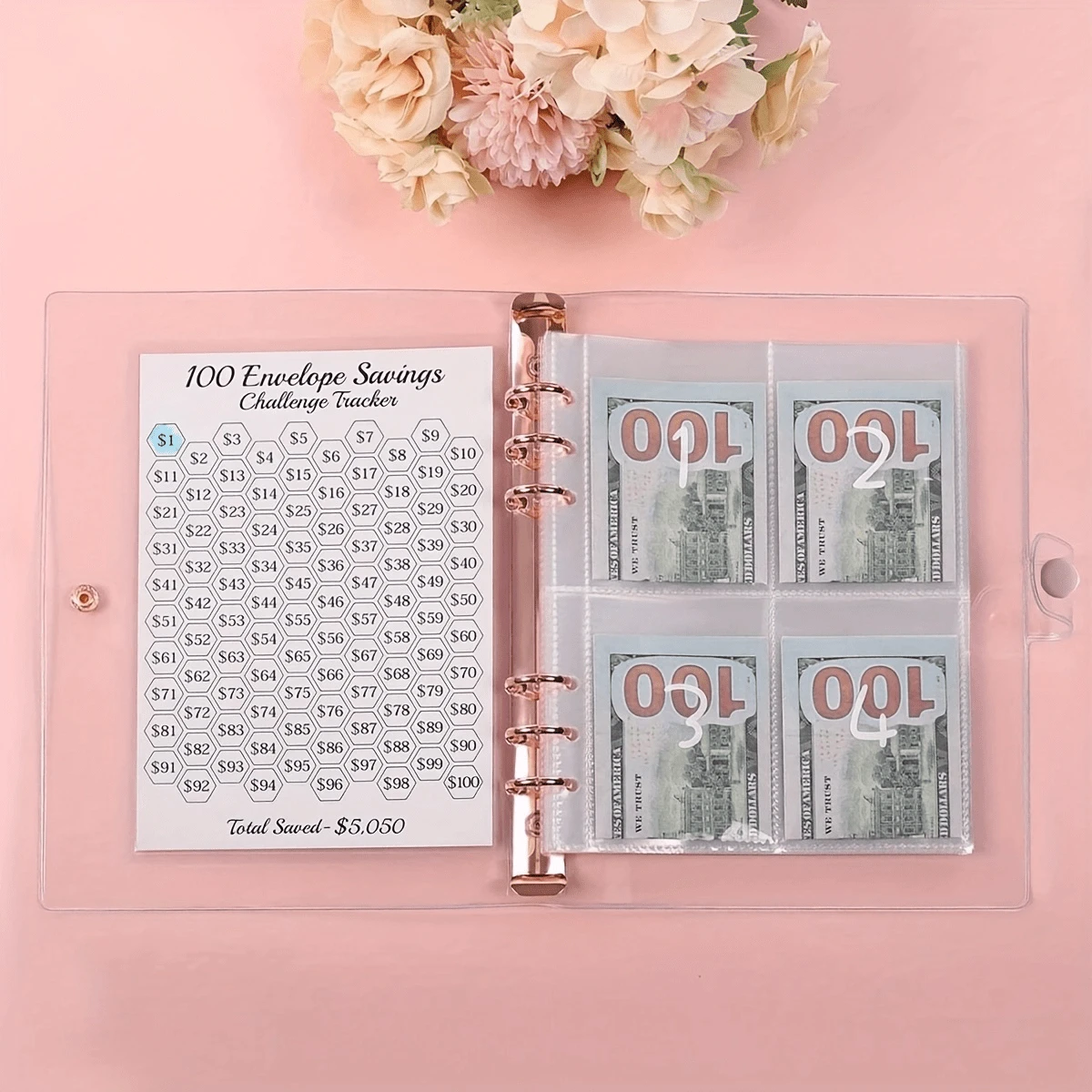 100 Envelope Challenge Binder, A Simple And Fun Way To Save $5,050 ...