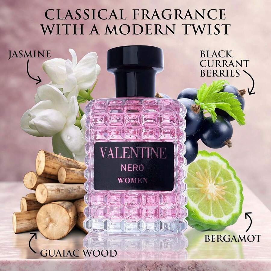 Women Eau De Parfum - Amber Floral Jasmine, Bourbon Vanilla & Woods ...