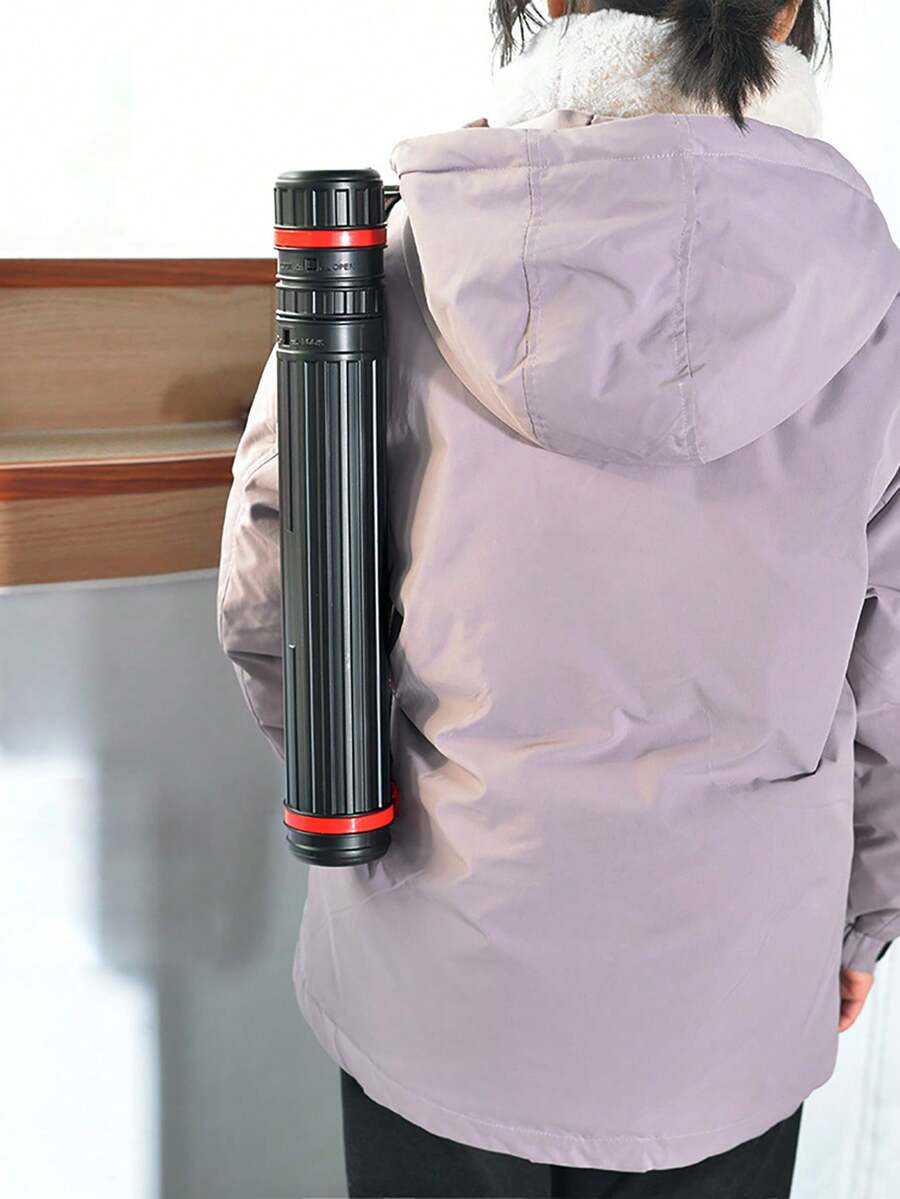 Small Retractable Painting Cylinder Plastic Black A1 Picture Paper ...