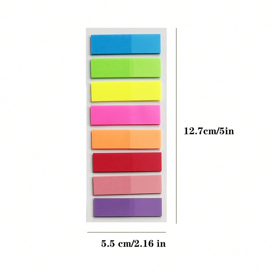 6 Sets (960 Sheets) Fluorescent Pointed Sticky Notes With 8 Colors And ...
