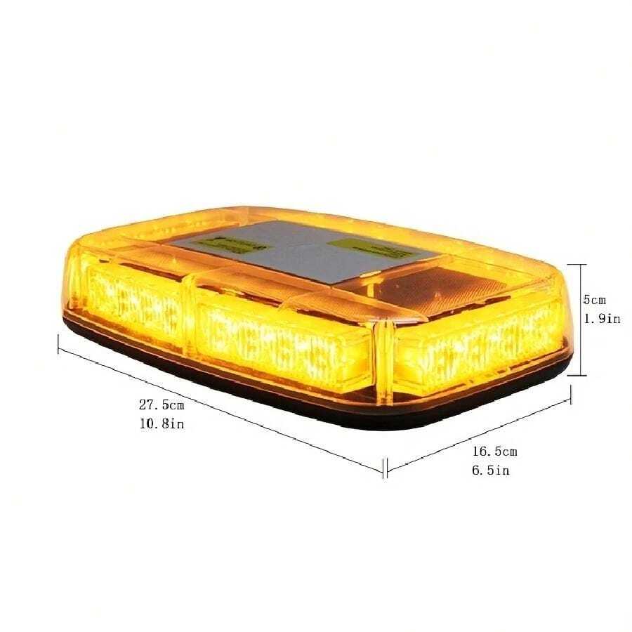 12-24v Cob Mini Short Row Warning Light With 6leds For Cars, Trucks ...