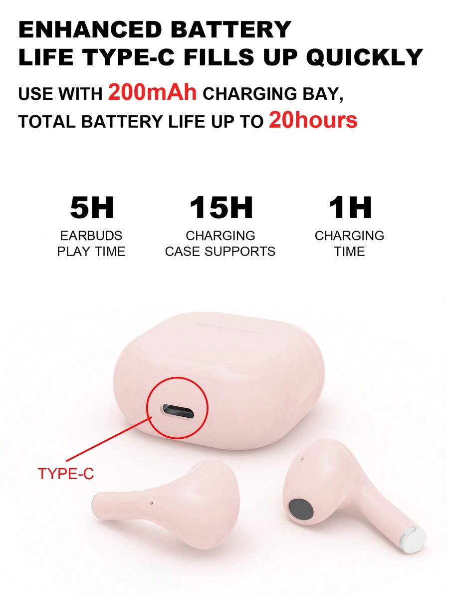 Semi-In-Ear Touch True Wireless Earbuds With Microphone for Sale New ...