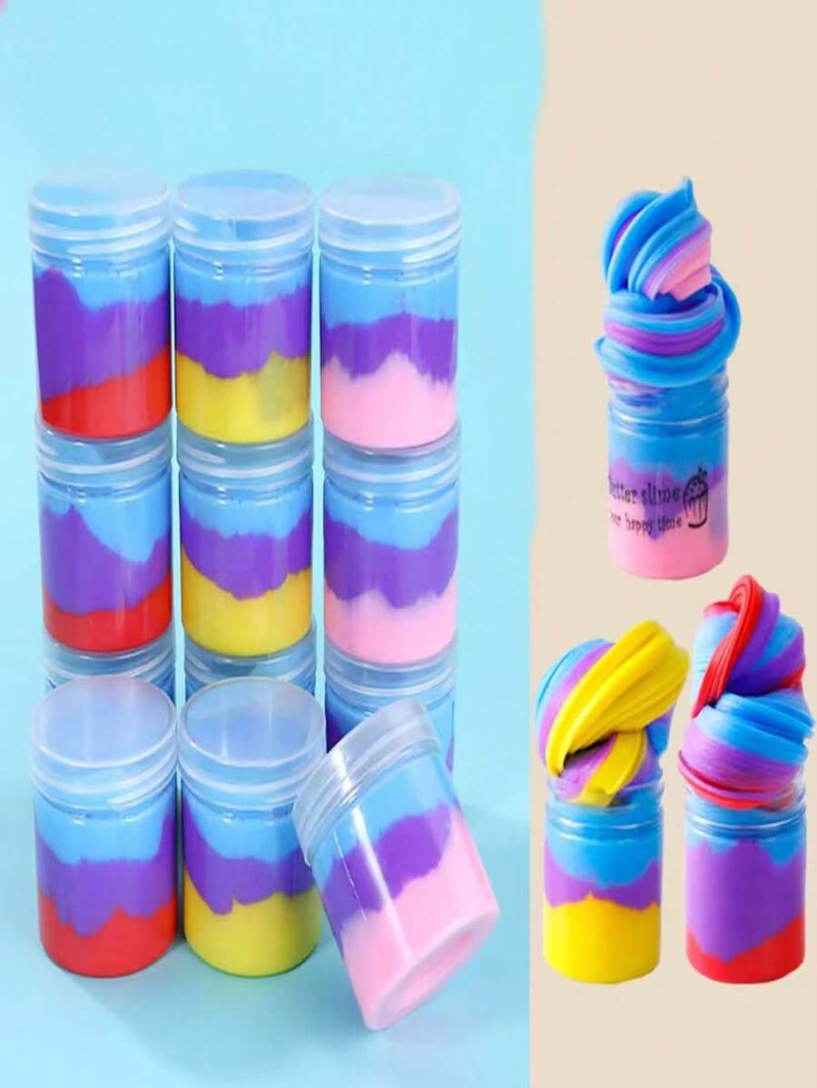1pc Random Color Butter Slime Stress Relief Toy Without Accessories ...
