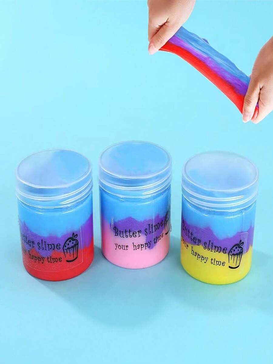 1pc Random Color Butter Slime Stress Relief Toy Without Accessories ...