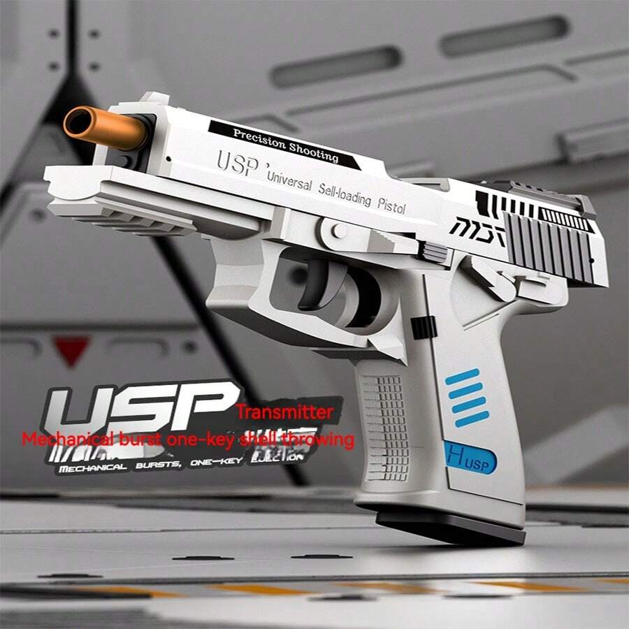 1set K Soft Bullet Gun Toy , Usp Automatic Mechanism Ejection Toy Gun , Shoots Toy Pistol With ...