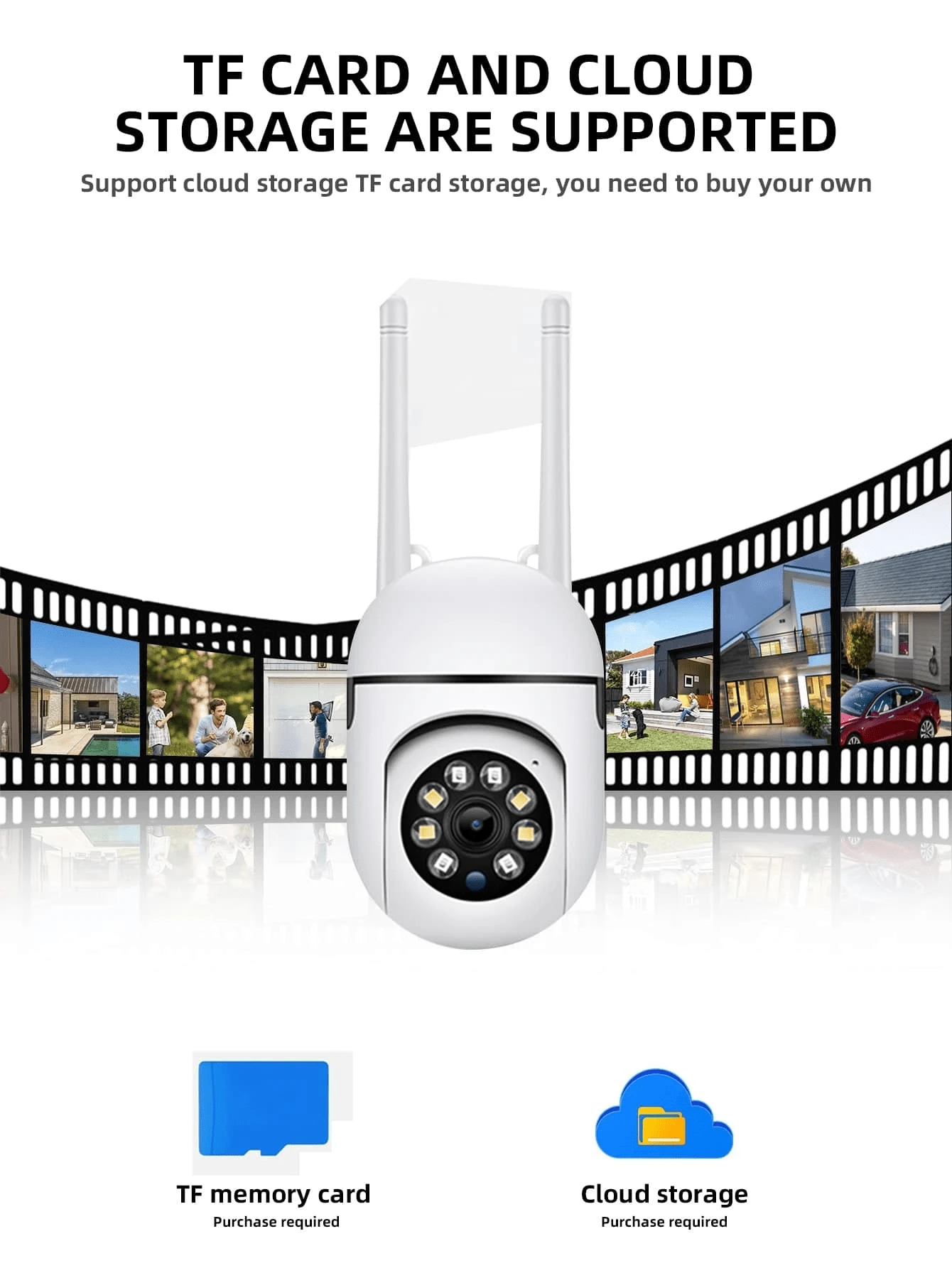 5MP 3MP 2MP Camera And Color Night Vision Wireless 1080p HD Indoor ...