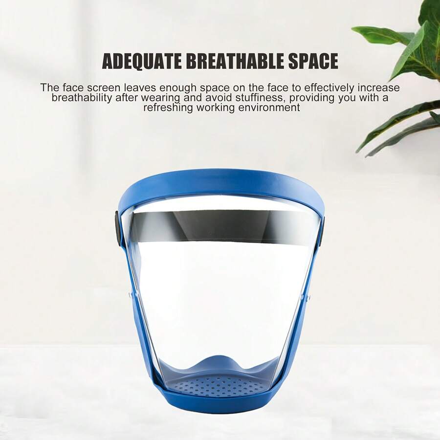 1pc Protective Facial Shield, Safety Elastic Belt Detachable Face ...