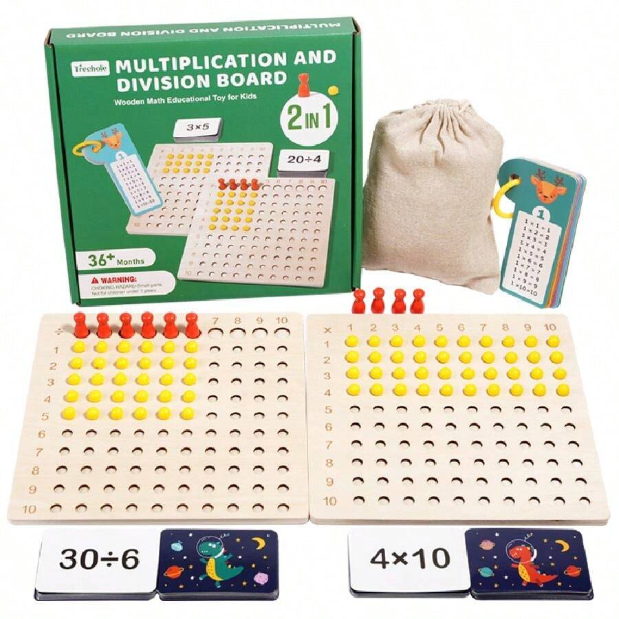 Montessori Mathematics Educational Toy For Kids - Multiplication And ...