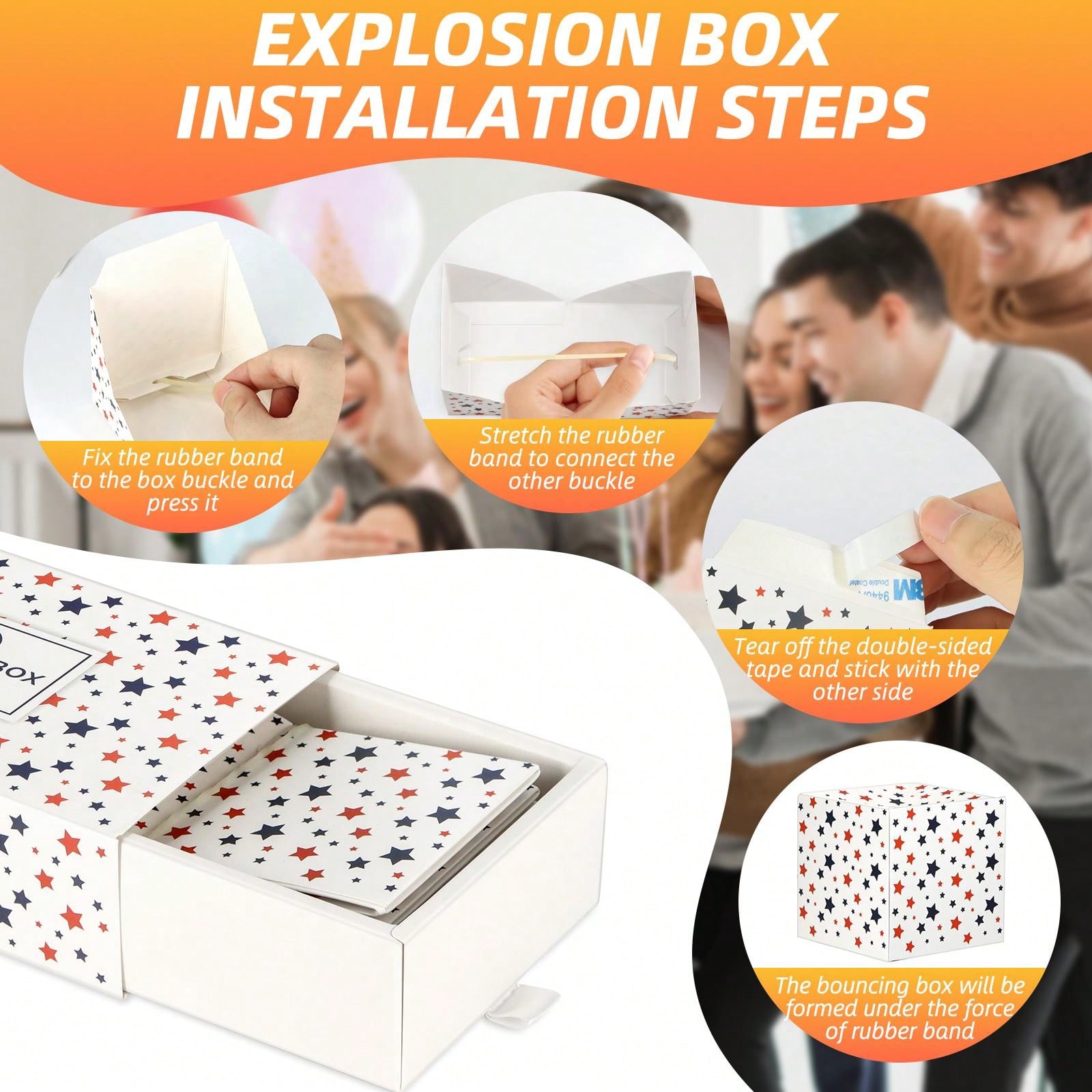 Surprise Box T Explosion Boxes Set Of 10 Folding Bounce Surprise