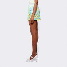 Casablanca Art Deco Quilted Curved Hem Mini Skirt | SHEIN UK
