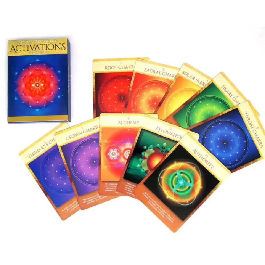 Sacred Geometry Oracle & Card Deck For Activation | SHEIN UK