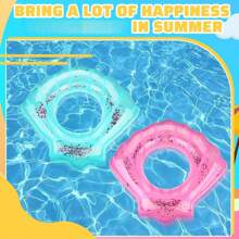 Shell Pool Float For Glitter Pool Swimming Ring Inflatable Shell Float ...