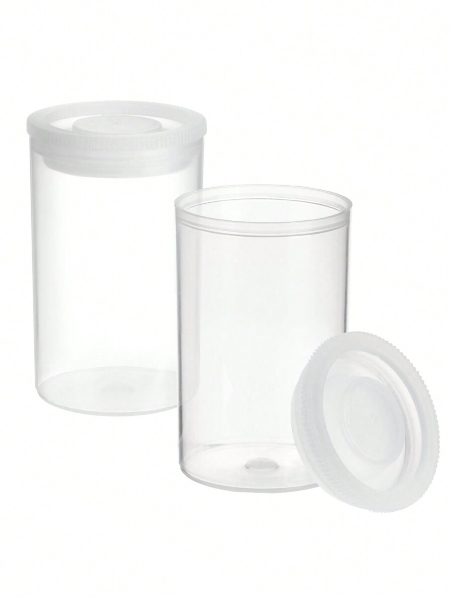 Film Canisters With Caps - 30-Count 35mm Clear Film Canisters ...