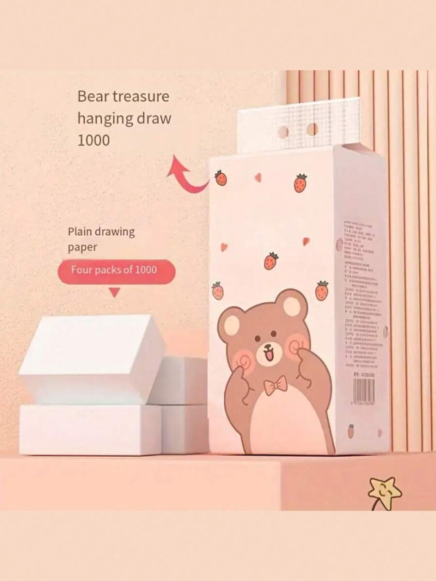 1pack/1000sheets, Premium Tissue, Facial Tissue, Napkins Paper, Toilet ...