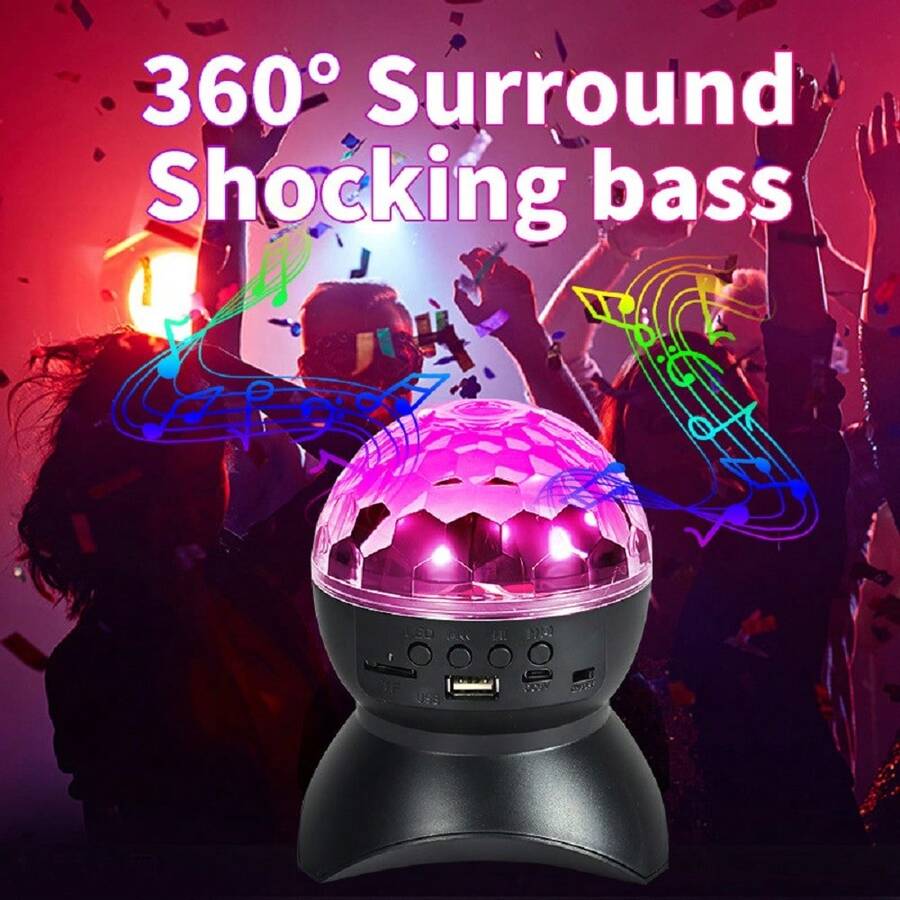 USB Bt Portable Sound Activated Party Lights Outdoor Indoor, Disco Ball ...