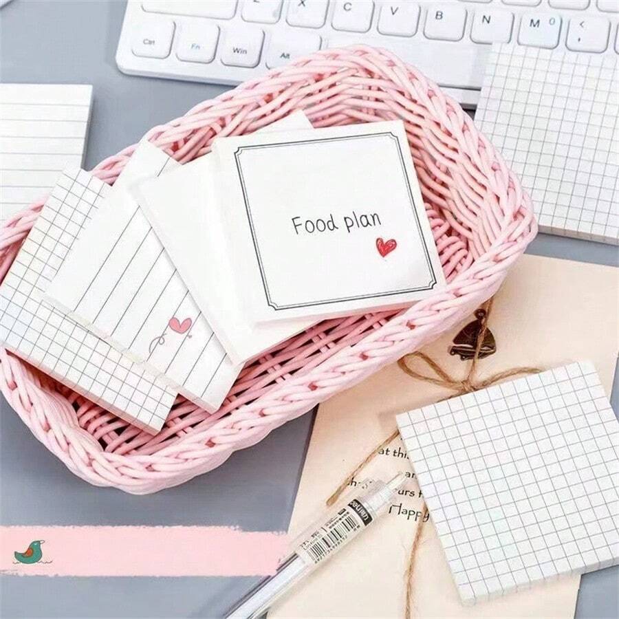 1pc Korean And Japanese Style Sticky Notes, Cute, Fresh And Tearable ...