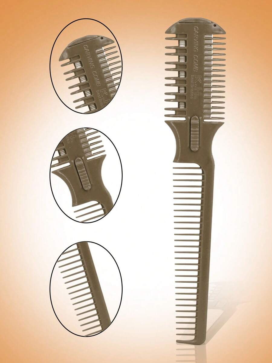 1 Pc Hair Cutter Comb,Double Sided Hair Razor Comb,Hair Thinning ...