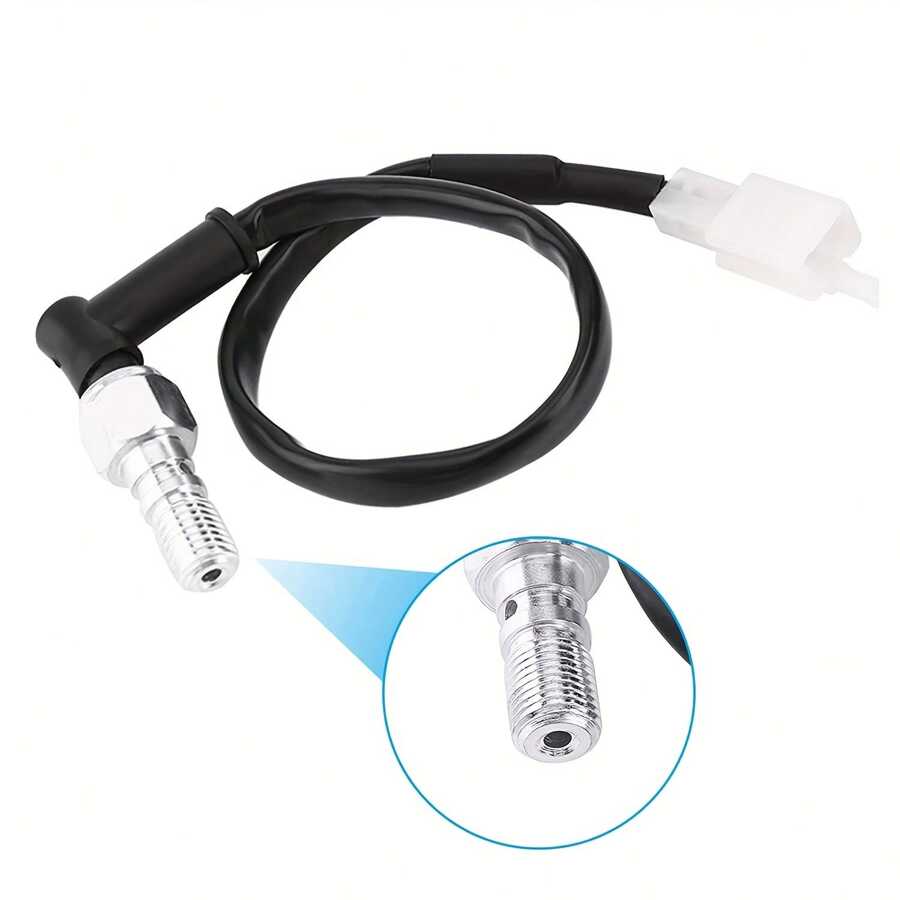 Motorcycle Brake Light Switch Universal Hydraulic Brake Pressure Rear Light Switch Banjo Bolt ...