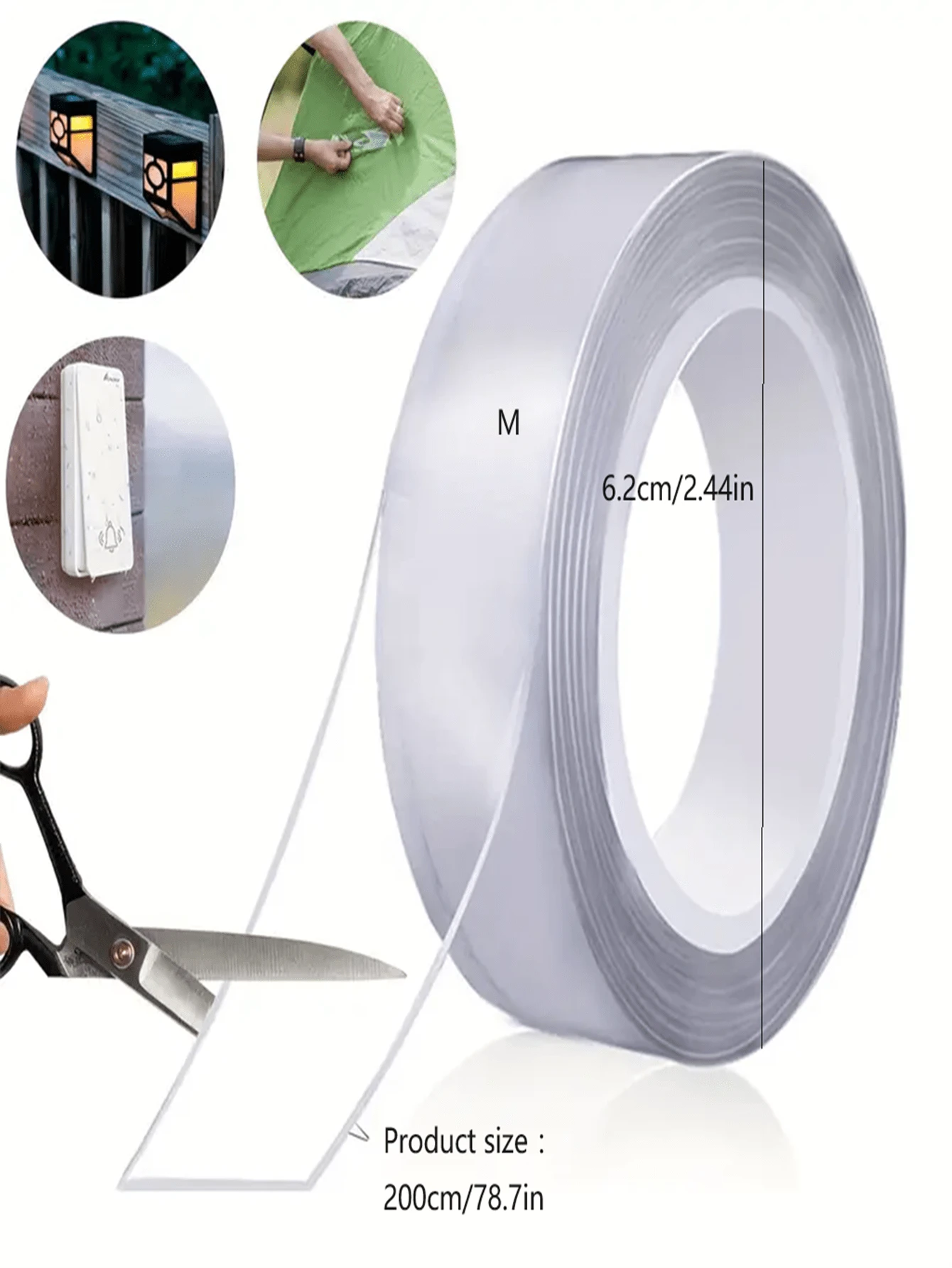 1 pièce Ruban Adhésif Double Face Transparent | Mode en ligne | SHEIN ...