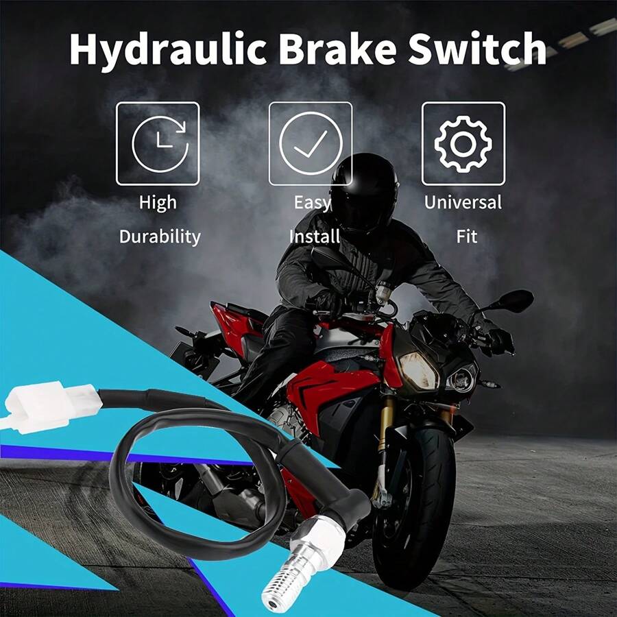 Motorcycle Brake Light Switch Universal Hydraulic Brake Pressure Rear ...