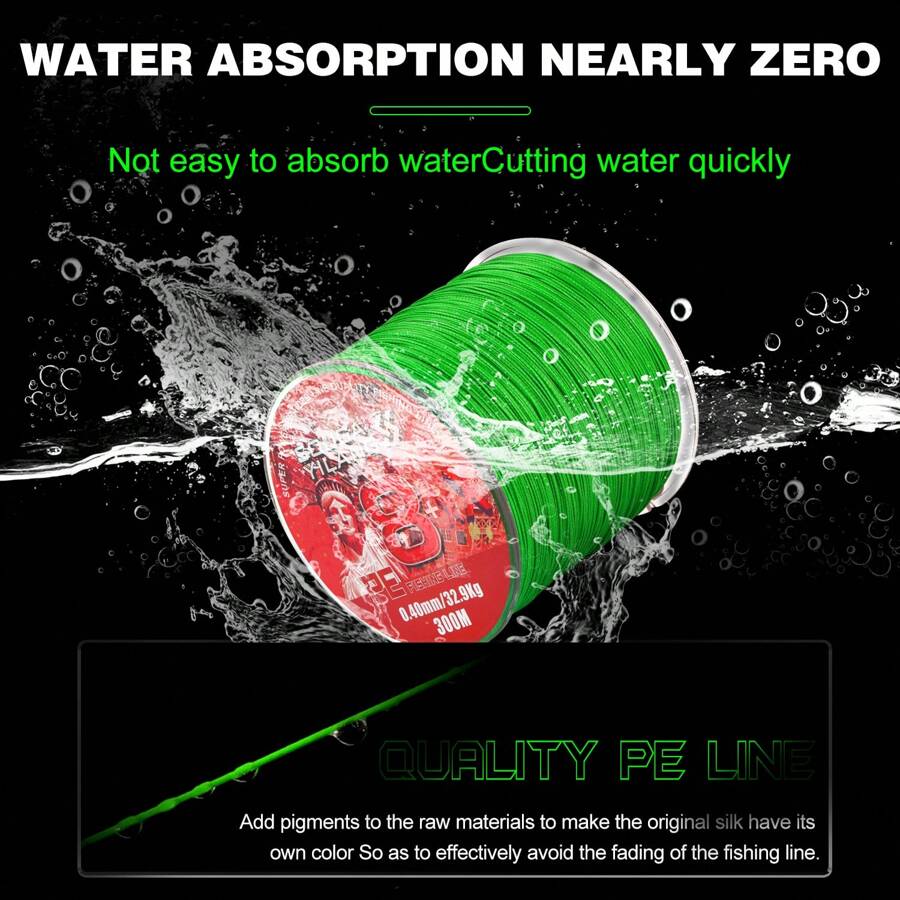 SOUGAYILANG Sougayilang 8-Strand 300M Braided PE Fishing Line Strong ...