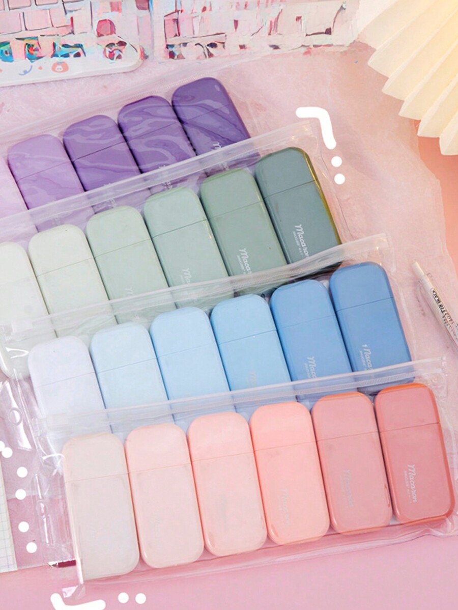 6pcs Mixed Color Correction Tape, Simple Portable Basic Whiteout ...