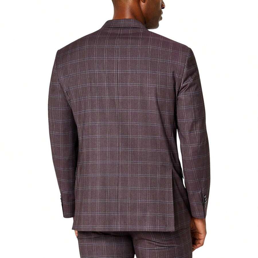 SEAN JOHN Mens Classic Fit Window Pane Suit Jacket | SHEIN USA
