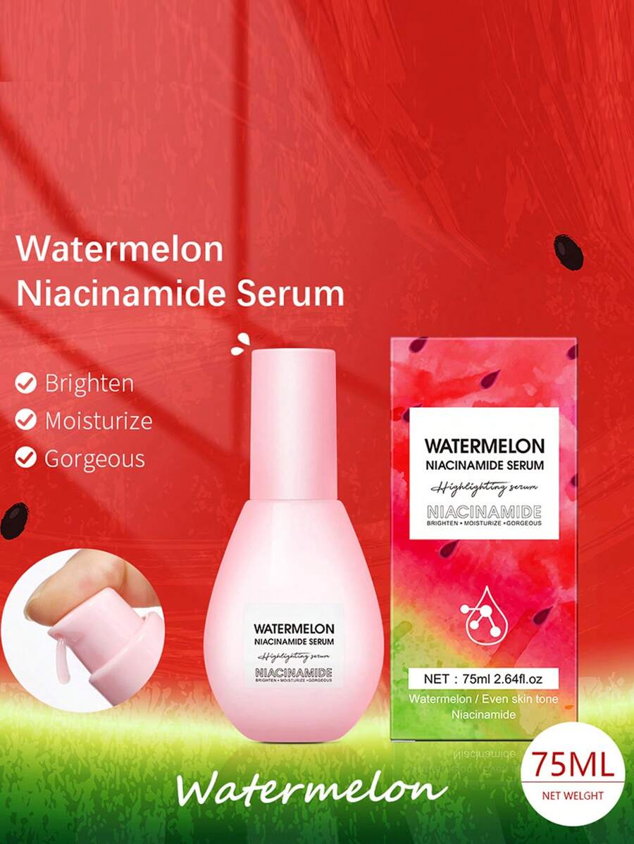 Watermelon Makeup Primer Cream- Watermelon Niacinamide Dew Hydrating ...