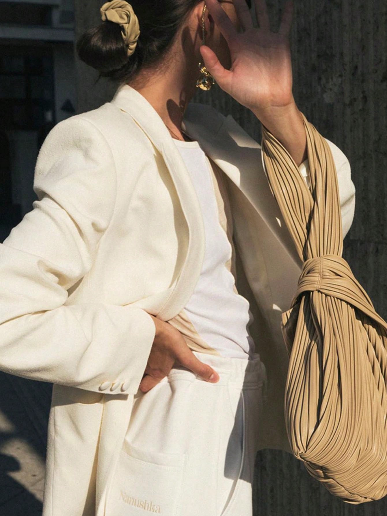 2024 New Arrival Vintage French Style Soft Folded Commuter Handbag ...