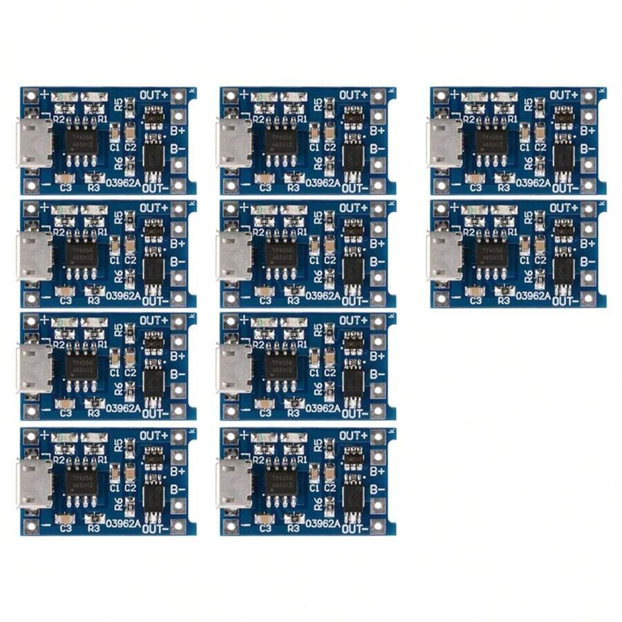 Package 10 Pieces Charger TP4056 18650 Liion Lipo Batteries Protection ...