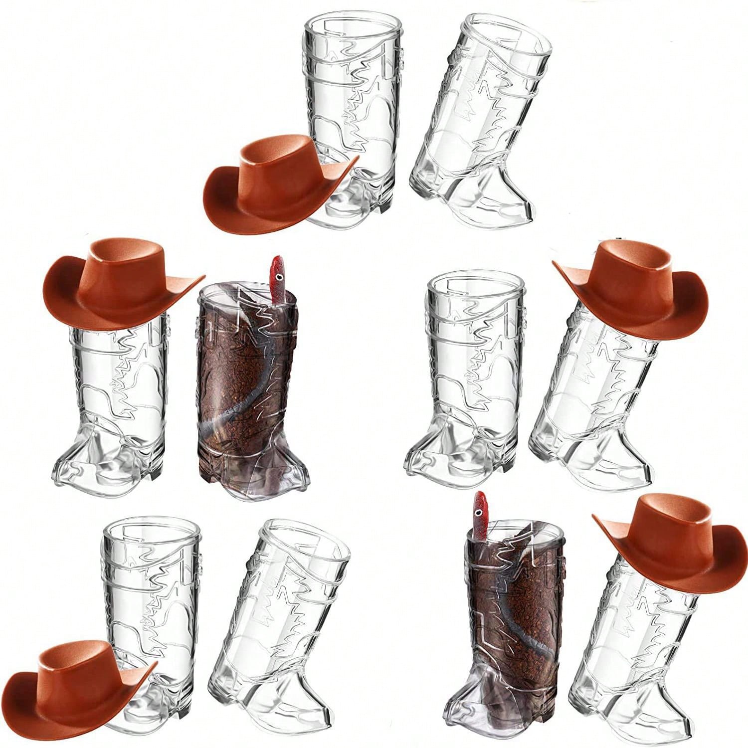 30 Pieces Brown Cowboy Cowgirl Party Decorations Supplies Included 20 ...