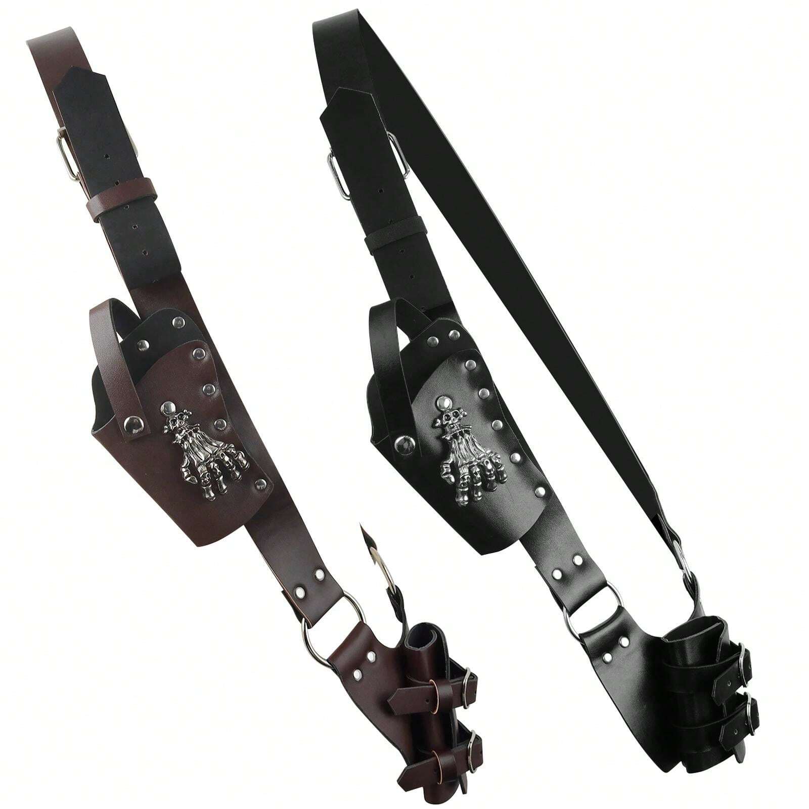 1pc Sale Medieval Knight Viking Gothic Retro Black Leather Sword Sheath ...