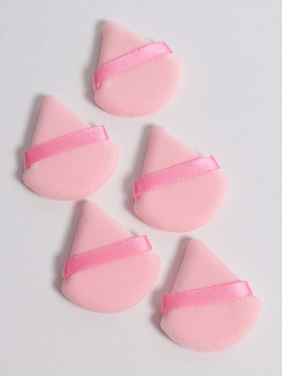 30pcs Triangle-Shaped Velvet Powder Puff, Designed For Contouring, Eye ...