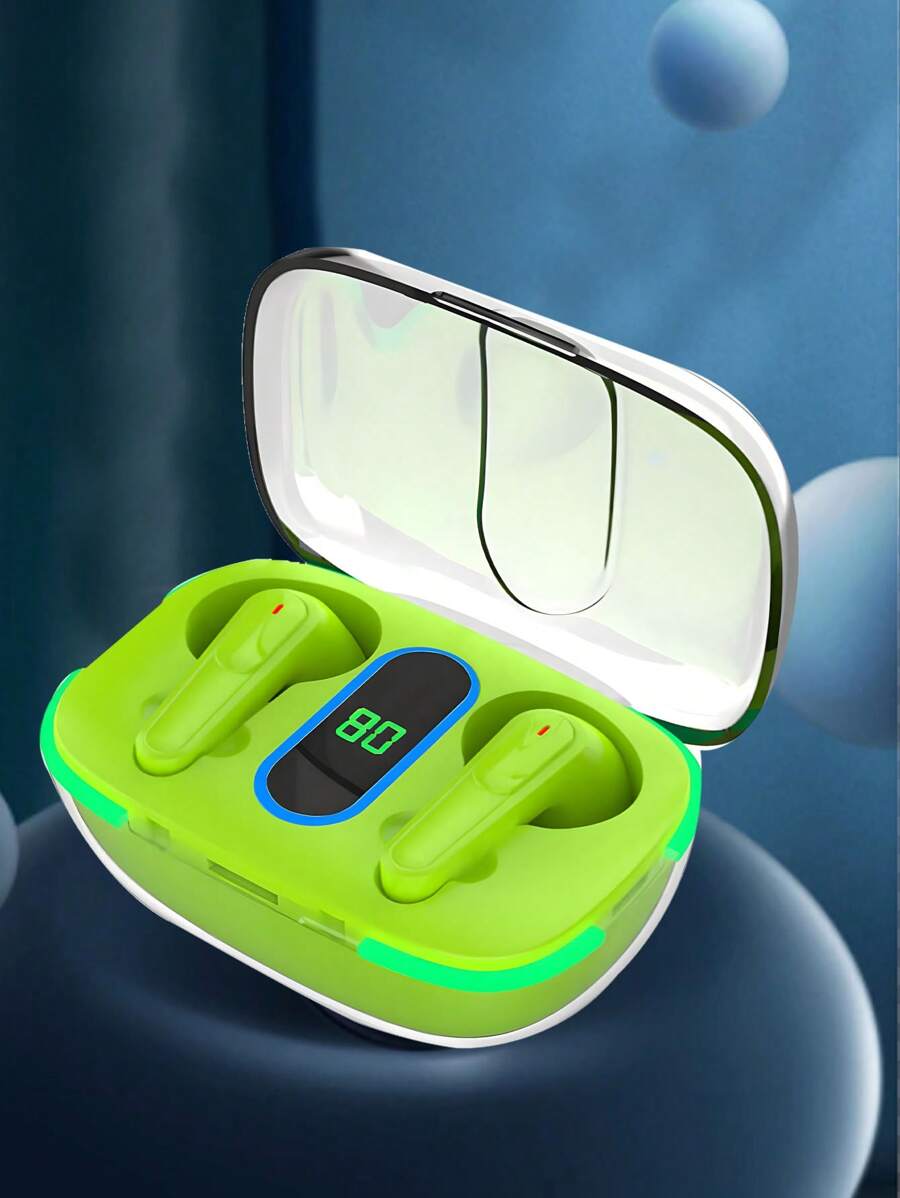 Wireless Earbuds Bluetooth Headset 5.3 With Led Power Display Charging ...