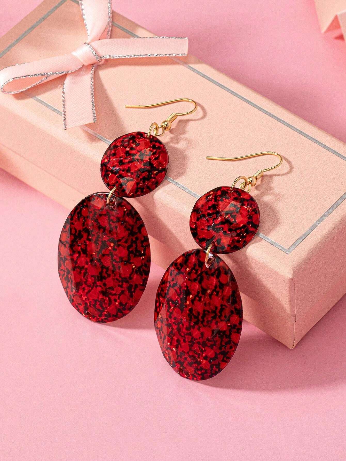 A Pair Of Personalized Trendy Circular Small Sequins, Fashionable And ...