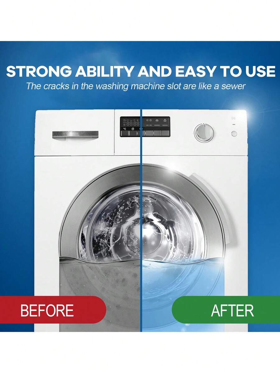 Washing Machine Cleaner Descaler, Deep CleaningTablets For Front Loader ...