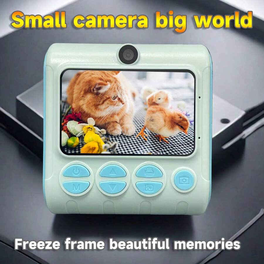 Câmera Instantânea Com Tecnologia De Impressão Térmica, Capaz De Tirar ...